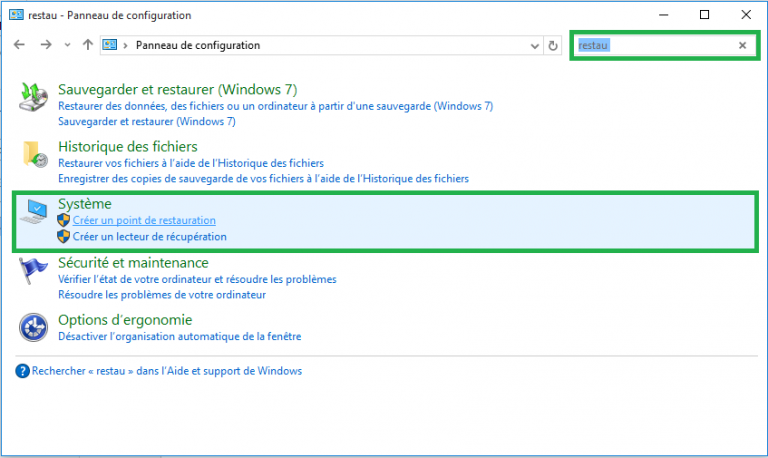 Comment créer un point de restauration Windows 11, 10 et 8