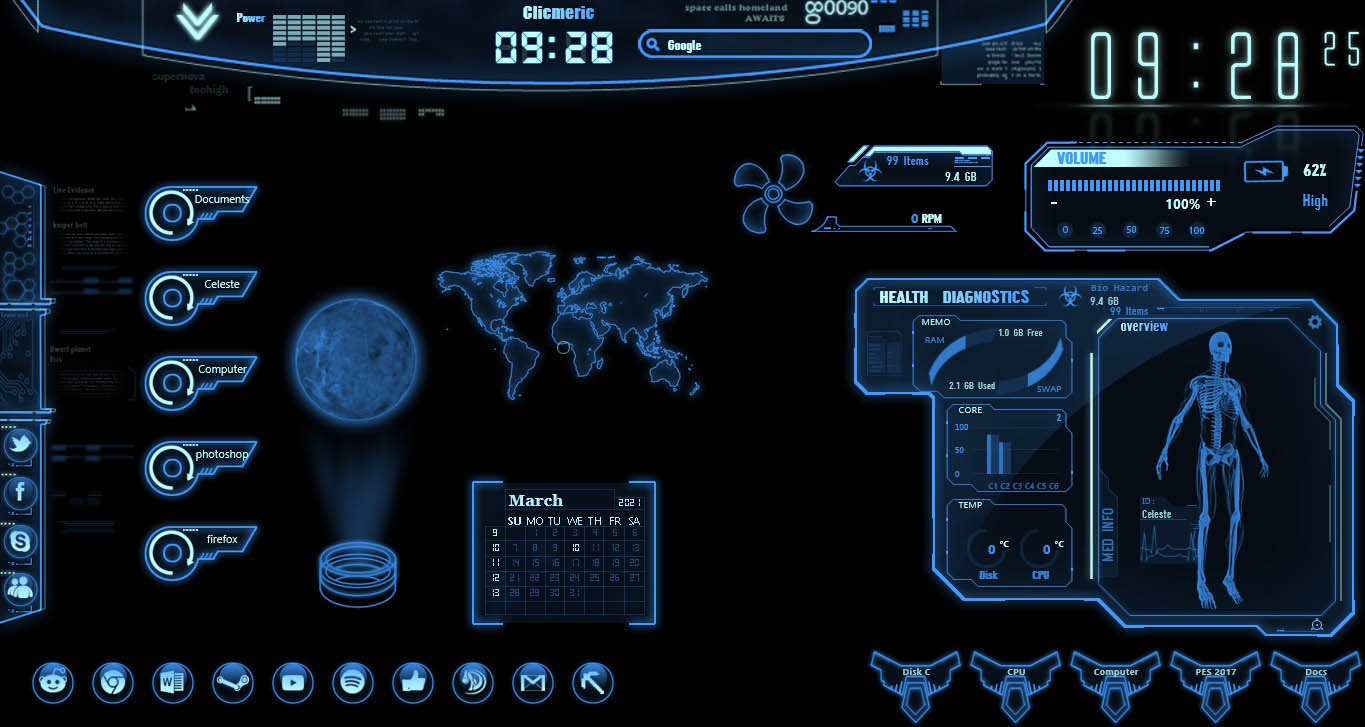 Installer des thèmes Rainmeter sur Windows 10 | Télécharger Rainmeter