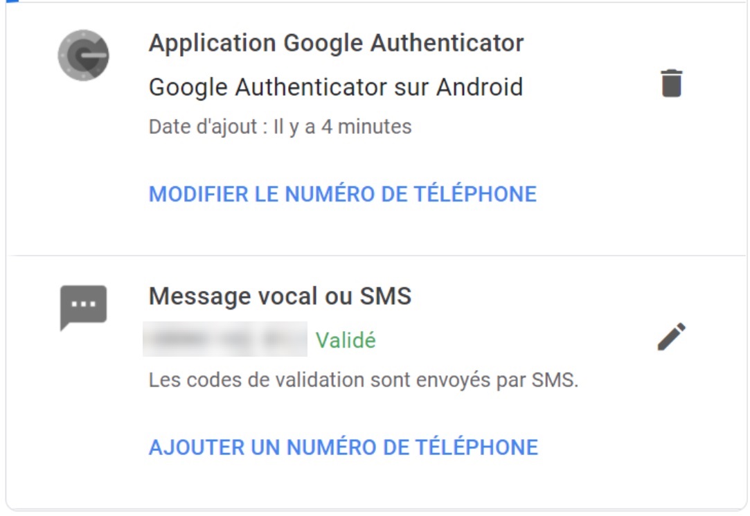 Utiliser Google Authenticator sur Gmail pour la validation en deux étapes