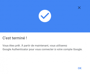 Utiliser Google Authenticator sur Gmail pour la validation en deux étapes