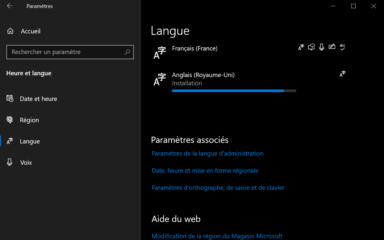 Comment changer la langue de Windows 11 et 10 en français