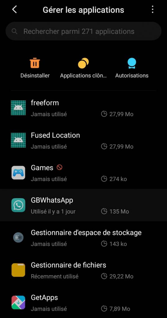 Comment désinstaller complètement une application Android