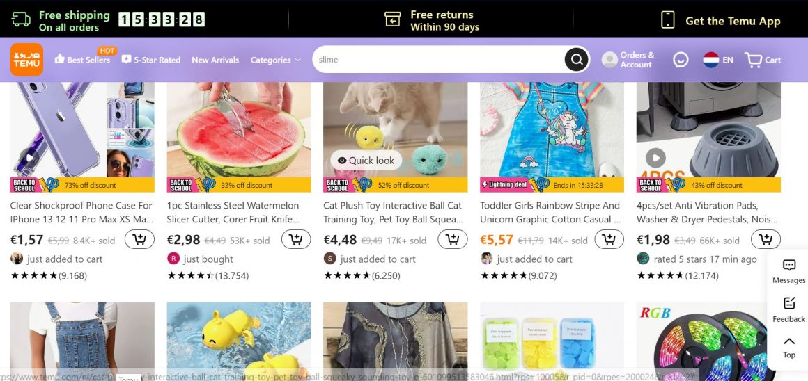 Télécharger Temu en français application pour Android et iOS